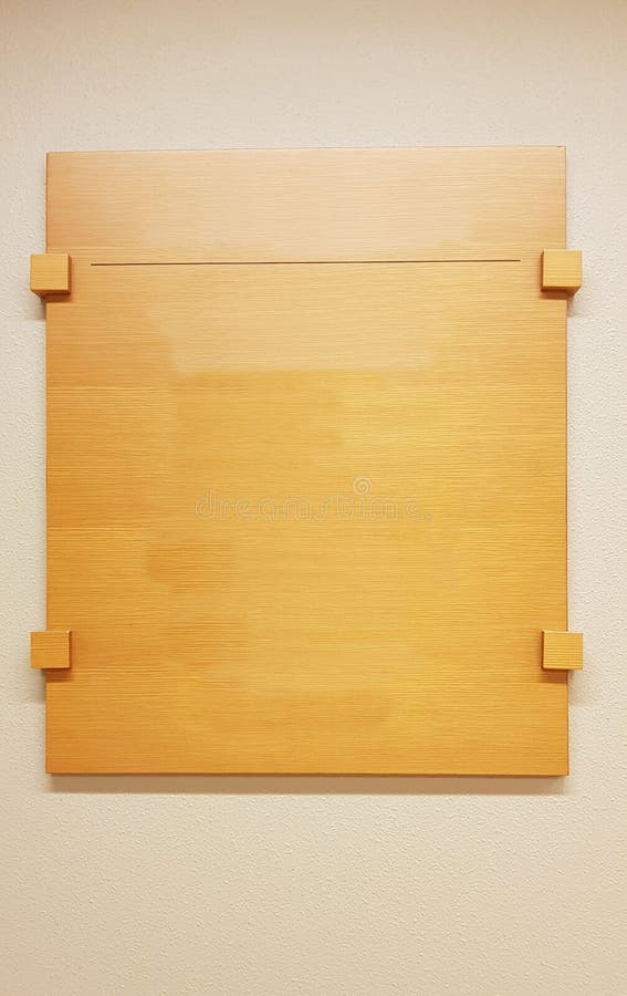 Wooden Empty Sign Board Panel Stock Image - Image of board, blank ...