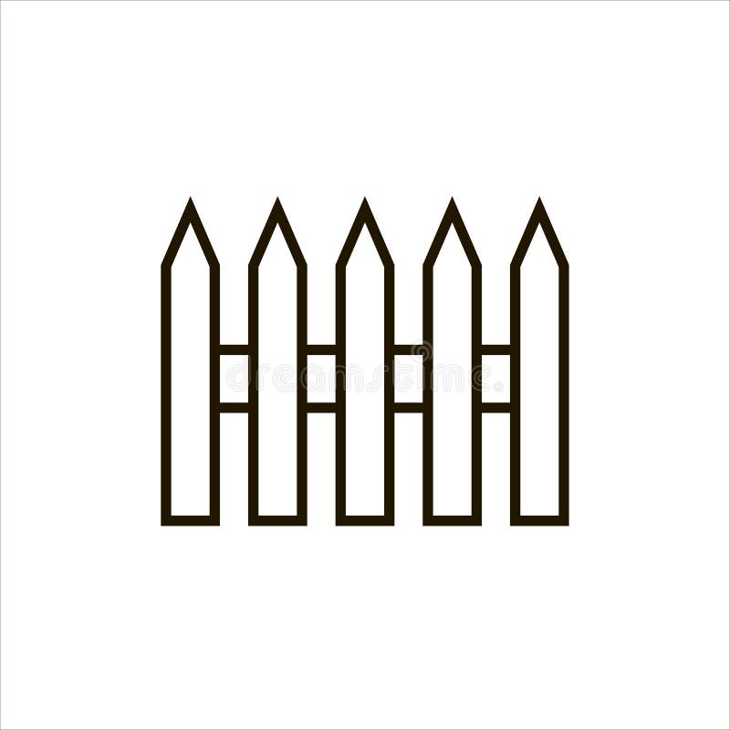 Wooden Fence Garden Pictogram Stock Illustrations – 697 Wooden Fence ...