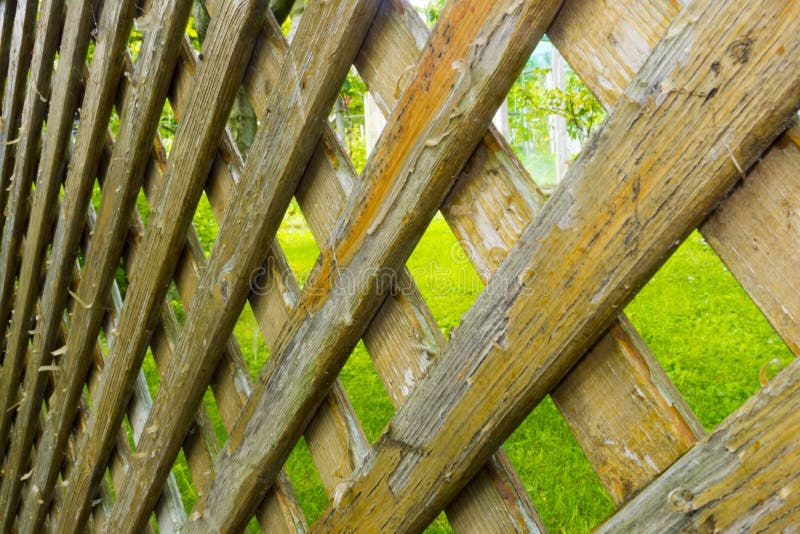 Wooden Fence Pattern in a Garden Stock Photo - Image of garden, wooden ...