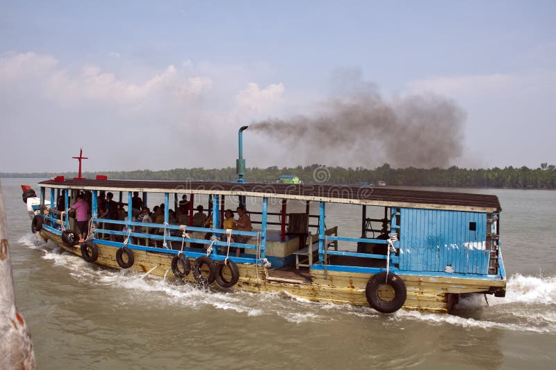 Wooden Ferry 2 editorial stock photo. Image of boat, ferry - 26537763