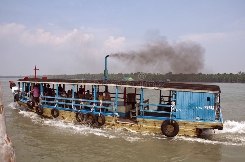 Wooden Ferry 2 editorial stock photo. Image of boat, ferry - 26537763