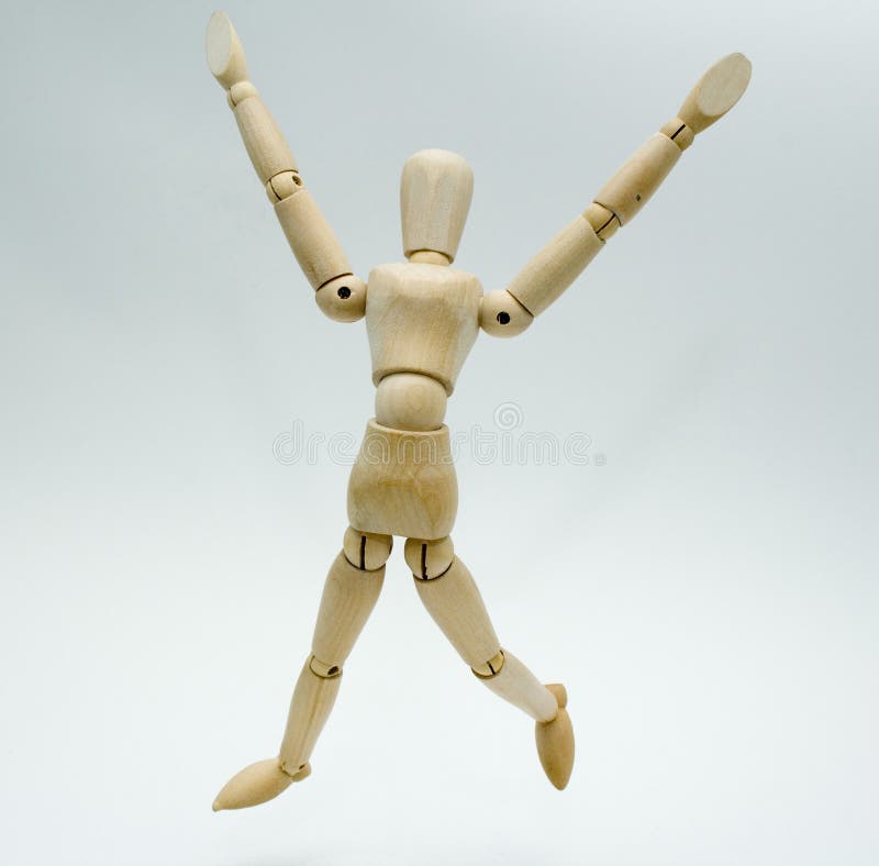 Wooden figure concepts stock image. Image of people, hands - 2068577