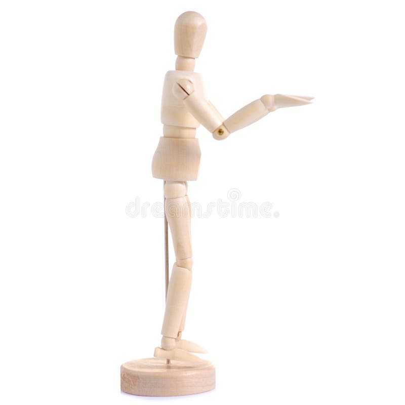 Wooden figure of a man stock image. Image of mannequin - 120942325