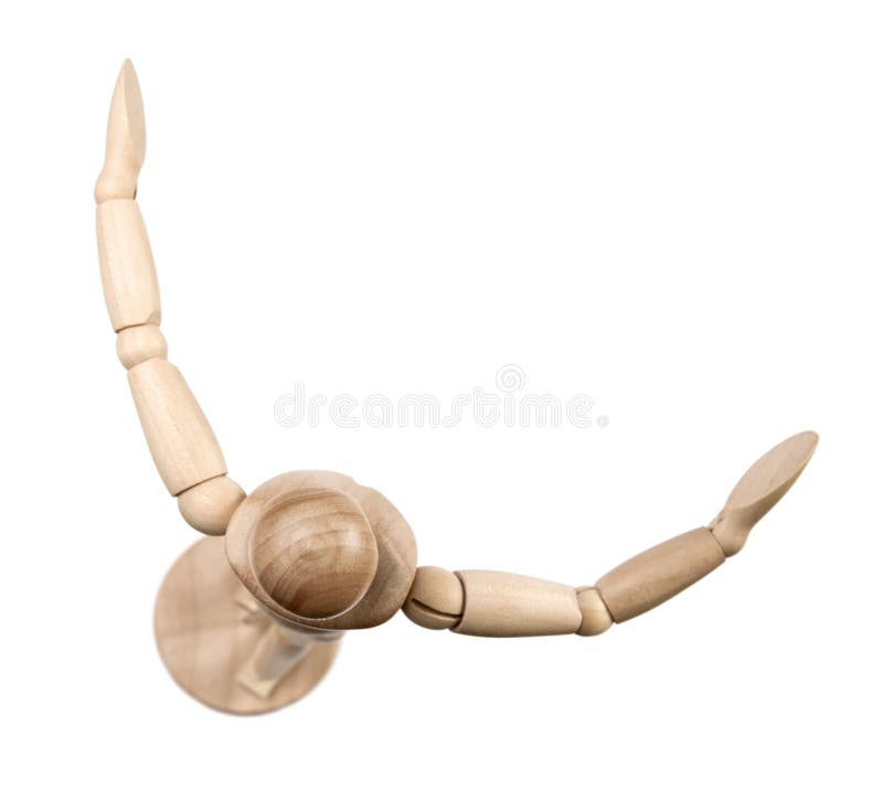 Wooden Figure with Open Arms Stock Image - Image of still, accept: 15550689