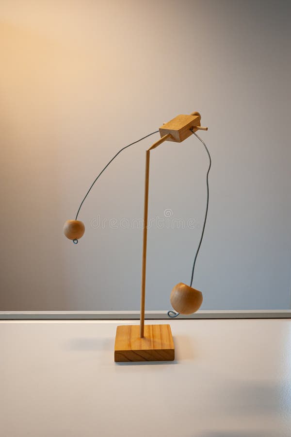 Wooden Figure on a Stick for Demonstration in Science Class Stock Photo ...