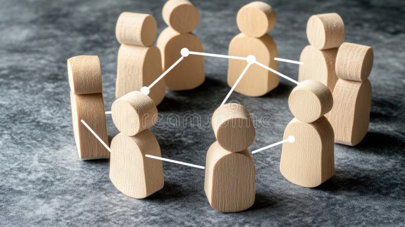 Interconnected People Figures Stock Illustration - Illustration of ... Interconnected People Figures Stock Illustration - Illustration of ...