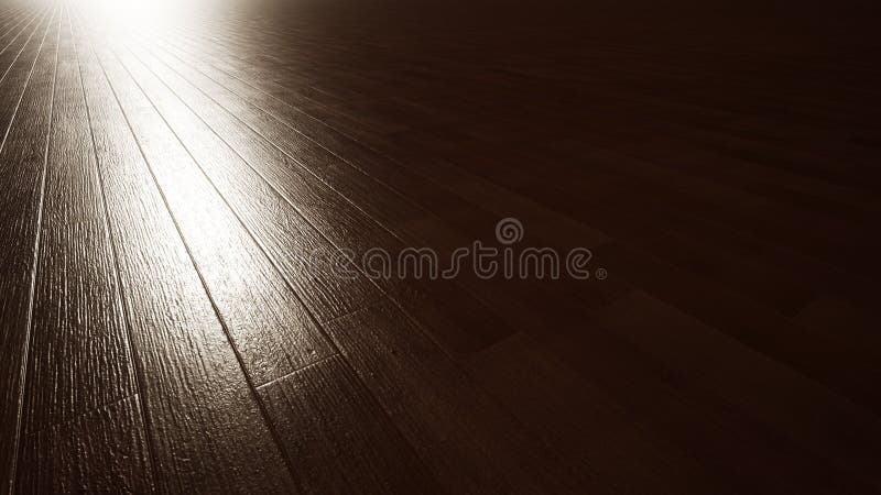 Wooden Floor with Bright Light at the Back Stock Photo - Image of table ...