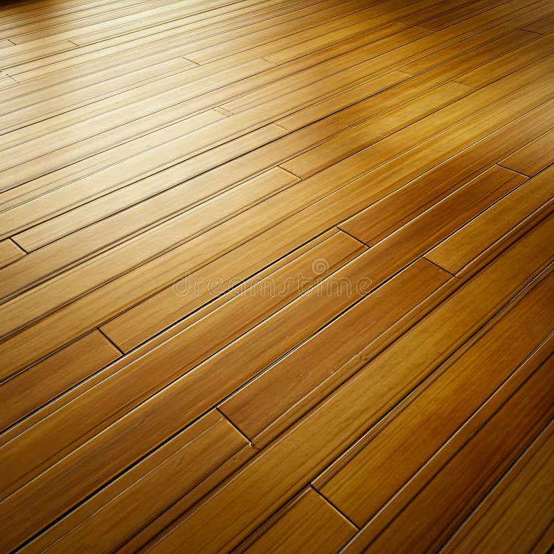 A Wooden Floor in a Room with a Wooden Floor Stock Image - Image of ...