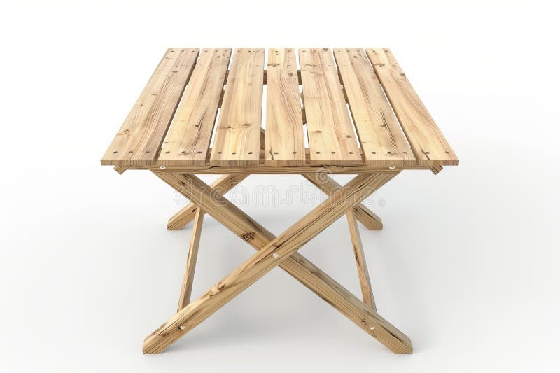 Wooden Foldable Table with Rustic Style, Perfect for Outdoor Use and ...