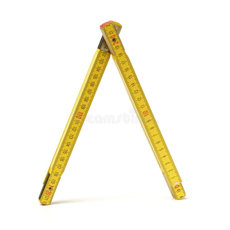 Wooden folding ruler stock photo. Image of ruler, centimeter - 133639390