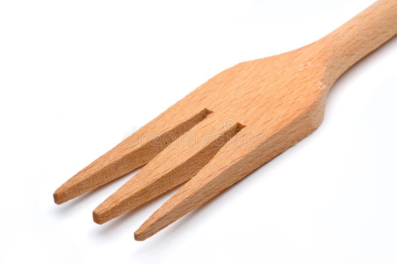 Wooden Fork stock photo. Image of wooden, macro, chef, isolated - 253402
