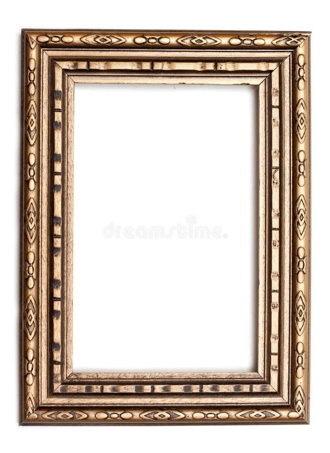 Wooden frame stock photo. Image of frame, carved, isolated - 11146240