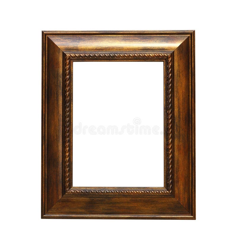 Wooden frame stock image. Image of decorative, brown - 17656985