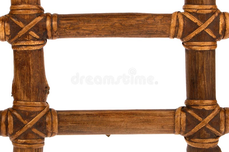 Wood frame border stock photo. Image of teak, rattan - 14337766