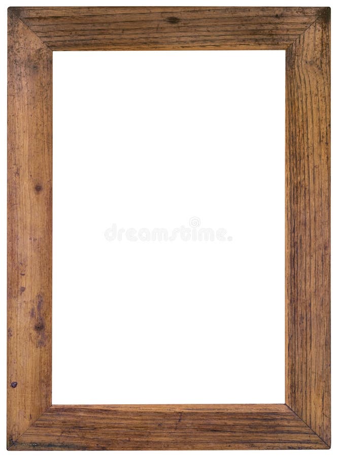 Old Wooden Frame Cutout stock image. Image of isolated - 99120733