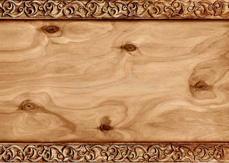 Wooden Frame With Pattern Of Flower Carved On Wood. Stock Image - Image ... Wooden Frame With Pattern Of Flower Carved On Wood. Stock Image - Image ...