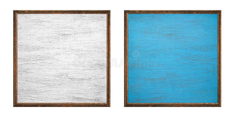 Wooden Frame. Two Empty Square Frames with a Creative Wooden Insert ... Wooden Frame. Two Empty Square Frames with a Creative Wooden Insert ...