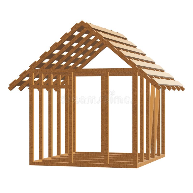 House Framing Floor Stock Illustrations – 422 House Framing Floor Stock ...