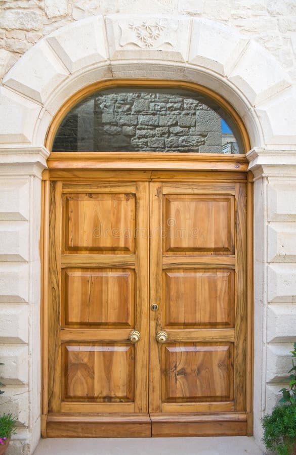 Front door. stock photo. Image of habitation, marble - 13552536