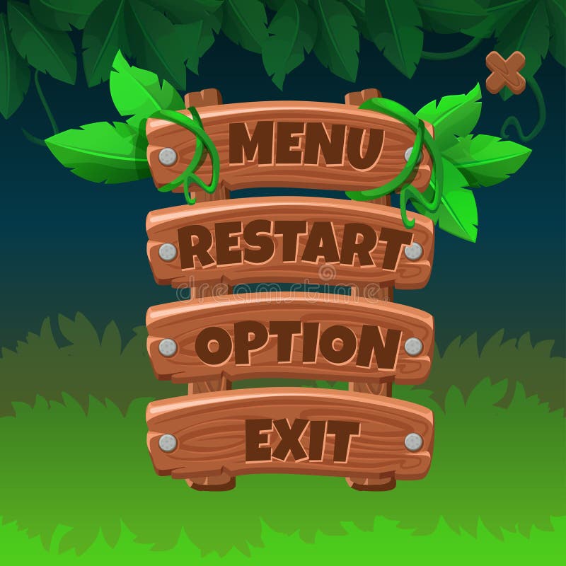 Cartoon Jungle Game Background Stock Illustrations – 7,284 Cartoon ...