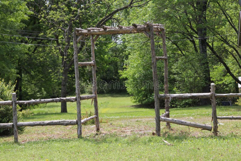 Wooden Gate stock photo. Image of glove, wire, railing - 87830832