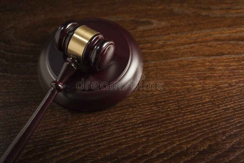 Wooden Gavel Abstract on Table Stock Photo - Image of gavle, copy: 41287506