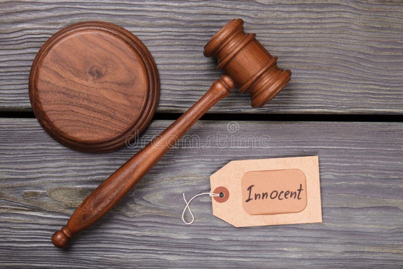 Innocent Court Verdict Concept. Stock Photo - Image of freedom, symbol ...