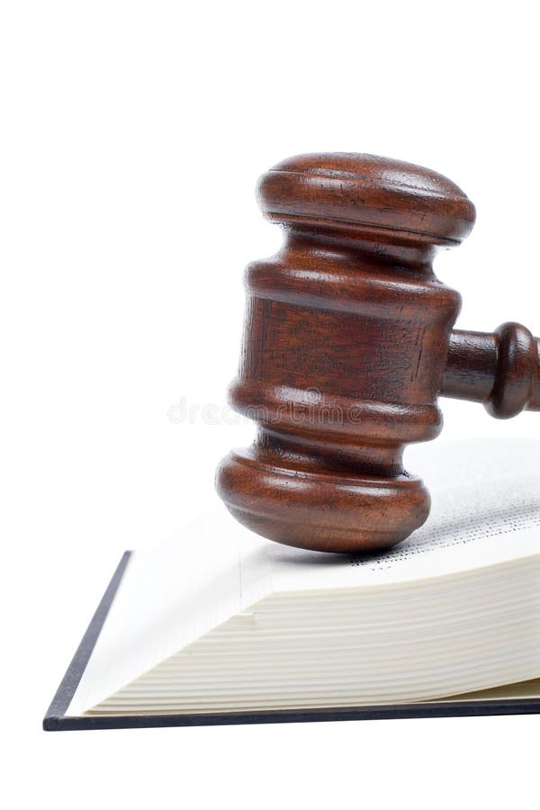Wooden gavel and law books stock image. Image of judgment - 5246901