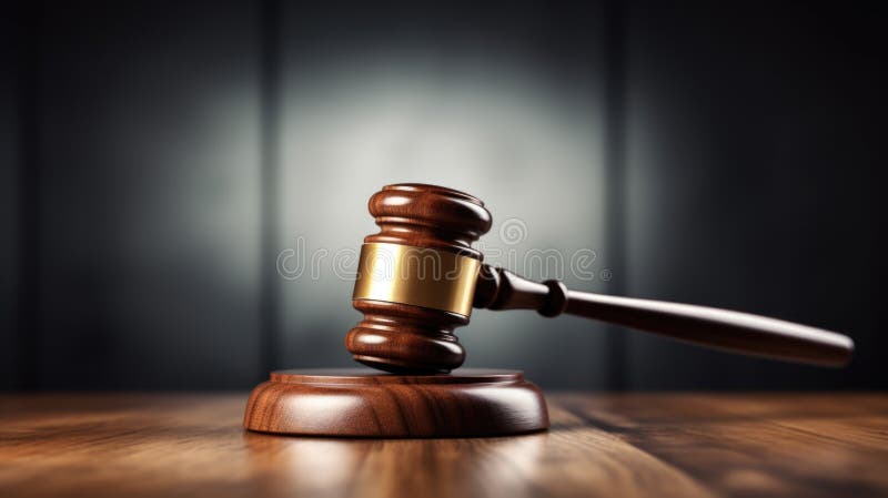 Single Gavel Sitting Wooden Table Stock Photos - Free & Royalty-Free ...