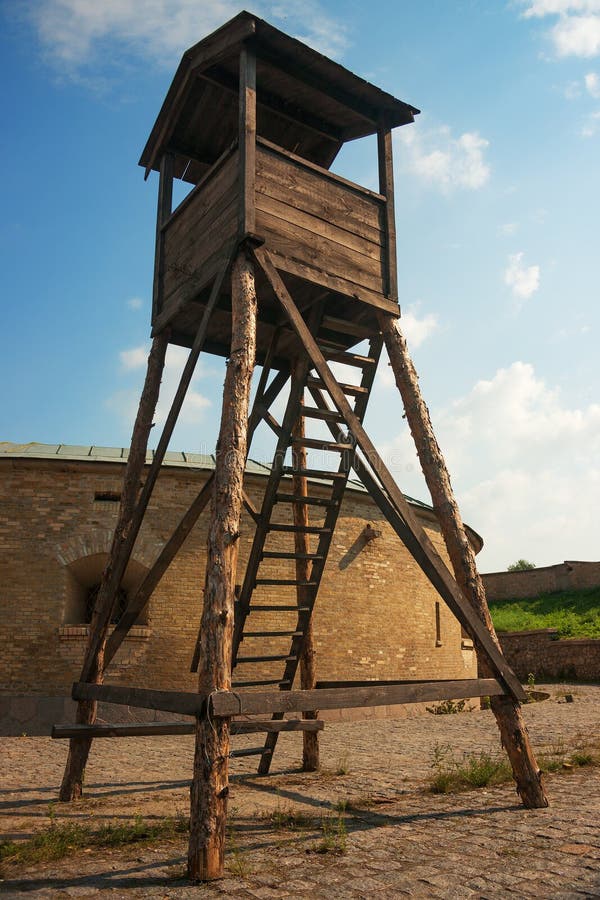 Wooden guard tower stock image. Image of heritage, ancient - 74308317