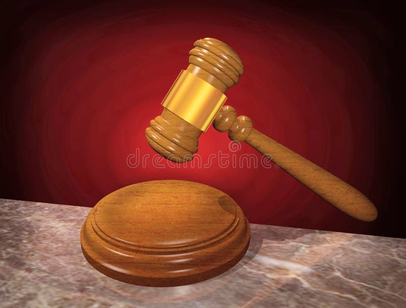 Justice + Hammer in Spanish Stock Illustration - Illustration of urban ...