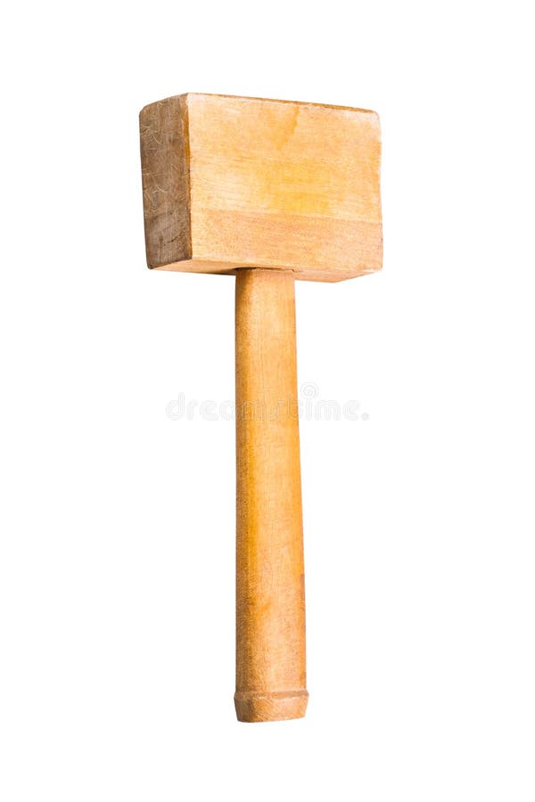 Wooden hammer, isolated stock photo. Image of wood, isolated - 29000980