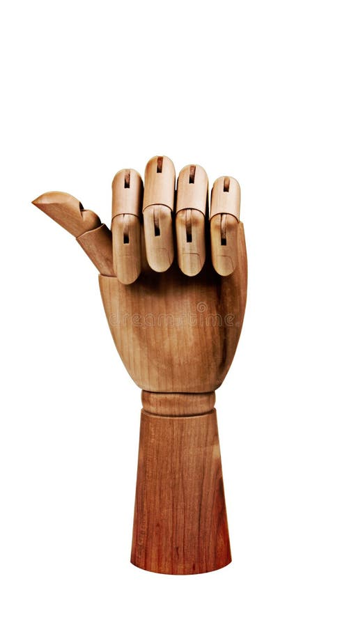 Wooden Hand stock image. Image of finger, artist, greeting - 58318875