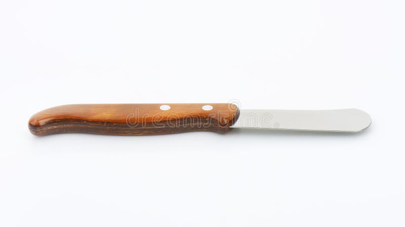 Wooden-handled Butter Knife Stock Image - Image of spreader, wooden ...