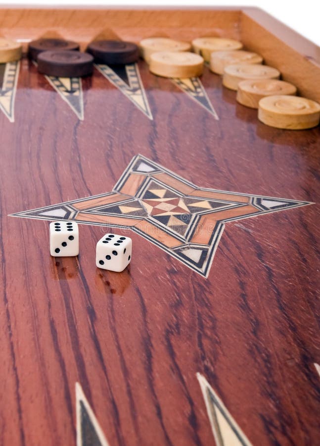 Backgammon Board . Close- Up . Isolated Stock Photo - Image of body ...