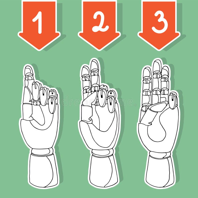 Wooden hands 3 stock illustration. Illustration of handdrawn - 57703779