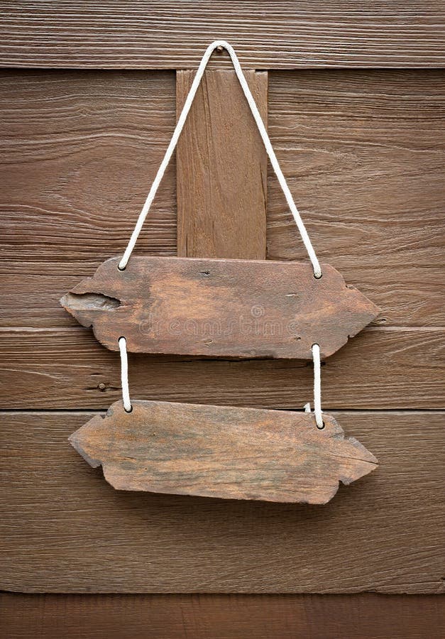 Wooden hanging signboard stock image. Image of plank - 79881163