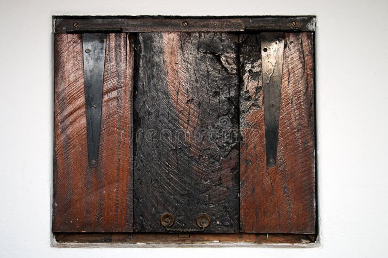 Wooden hatch stock image. Image of rust, building, lock - 34660207