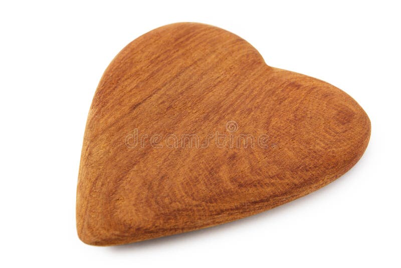 Wooden Heart stock image. Image of brown, concept, romance - 41697921