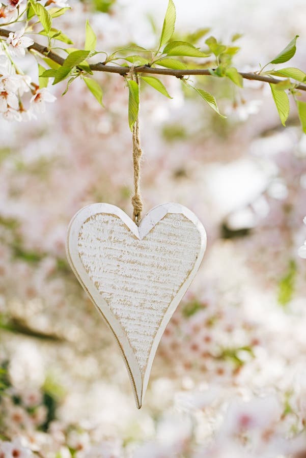 Red Heart in the Spring Flowers Stock Photo - Image of maytradition ...