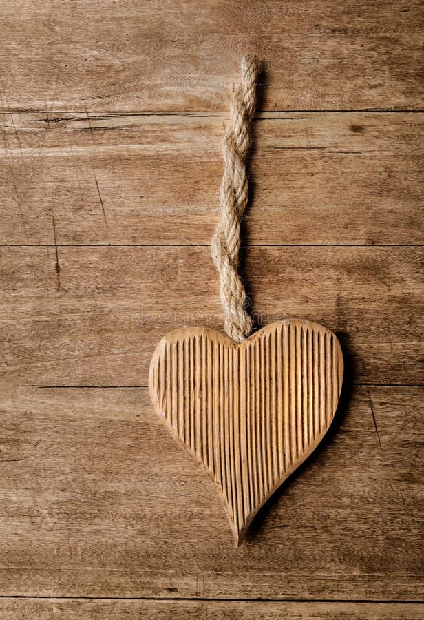 Heart on a String,background Blue, Stock Photo - Image of material ...