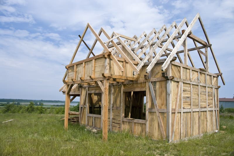 Cruck frame pergola stock image. Image of detail, fence - 25642339