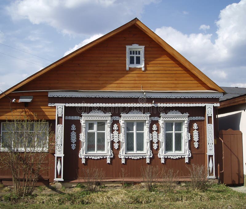 Wooden house, Russia stock photo. Image of russia, wooden - 18288756