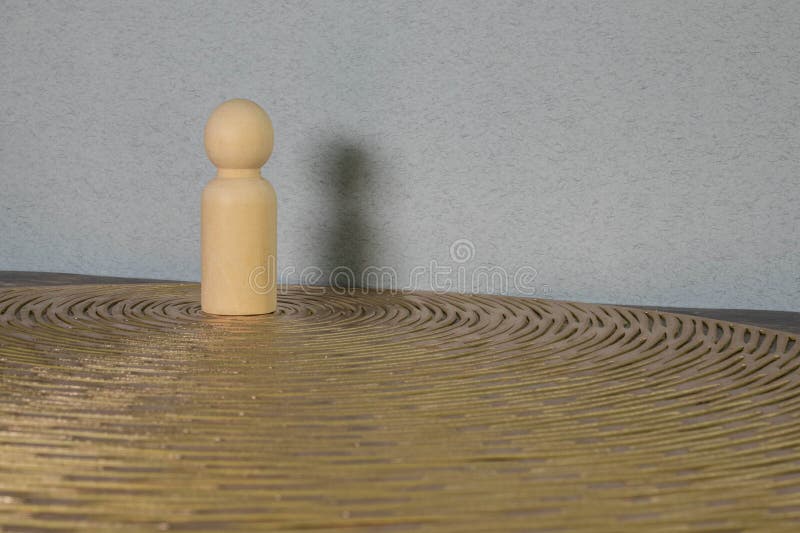 Wooden Human Figure with Question Marks. the Concept of Question or ...