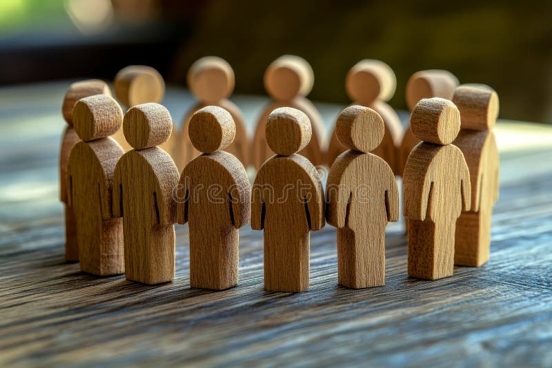 Wooden Human Figures that Represent the Essence of Community and ...