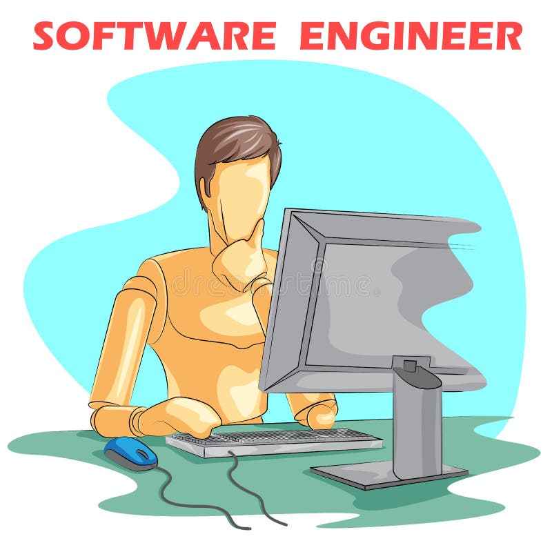 Software Engineer stock vector. Illustration of analysis - 38321157