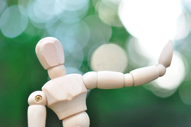 Wooden human model stock image. Image of ideas, pose - 48517023