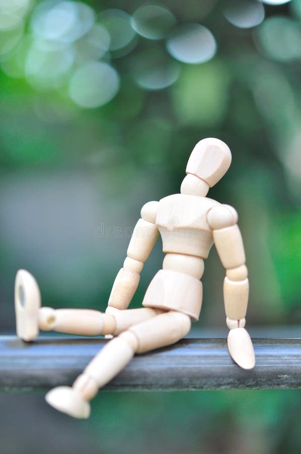 Wooden human model stock photo. Image of happy, model - 48517114