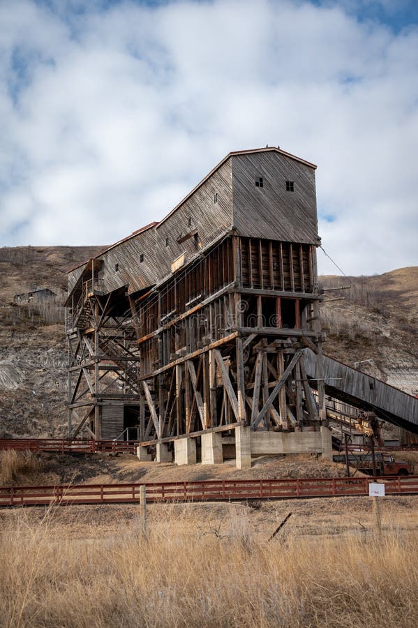 Old Atlas Coal Mine in Alberta Stock Photo - Image of coal, travel ...