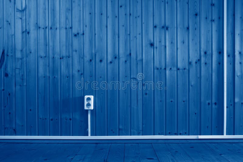 Wooden Interior with Domestic Power Outlet Stock Image - Image of blank ...
